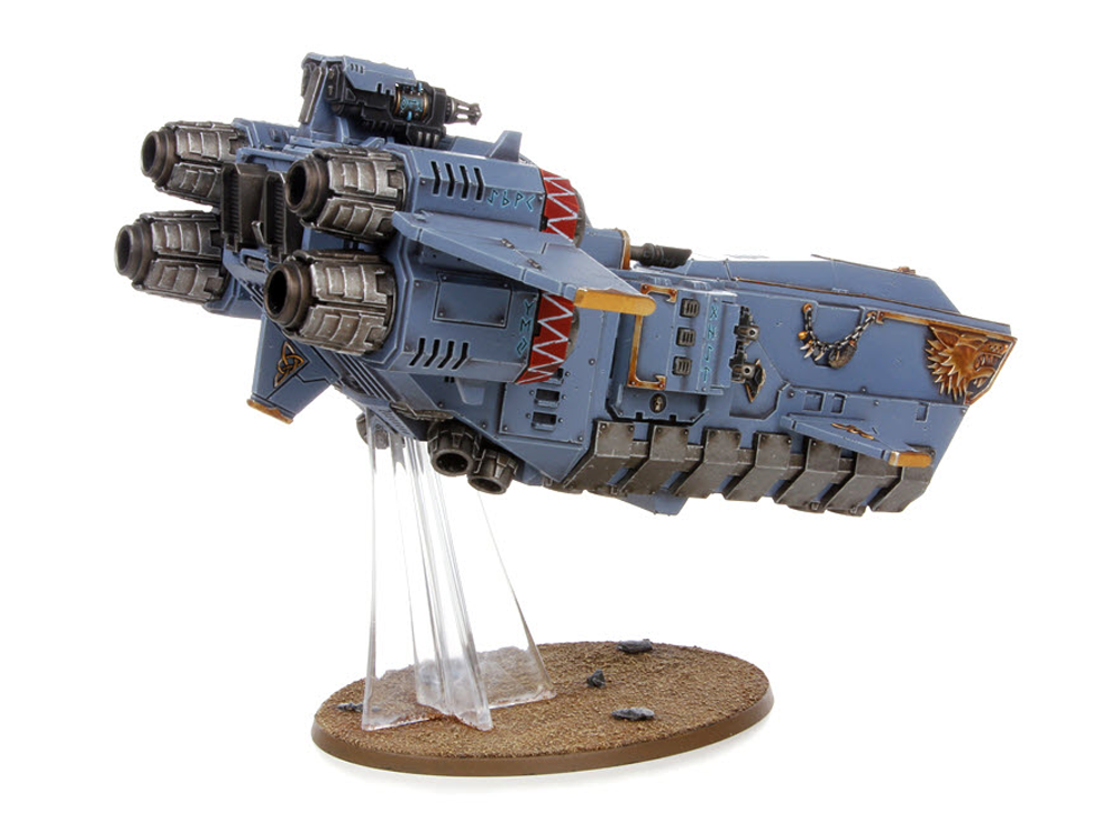 Space Longboats in Space - The Stormfang Gunship & Stormwolf Have ...