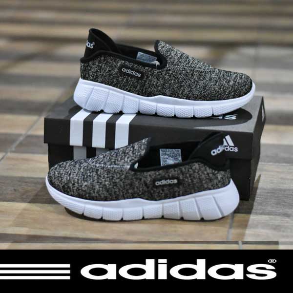 Sepatu Casual Adidas Slip On Coklat Hitam [ASO001] | Omsepatu.com