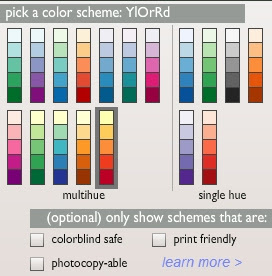 NeoGeoWeb: Consejos sobre que colores usar en los mapas