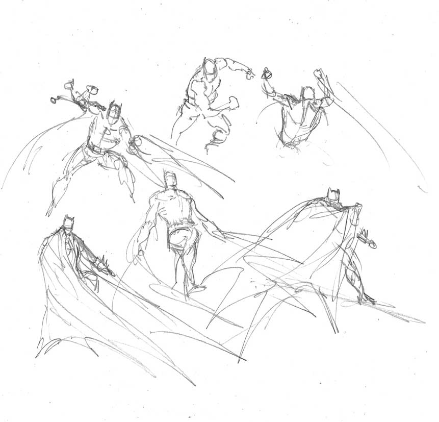 Staz Johnson.com Newsblog: Batman & Robin commission process.