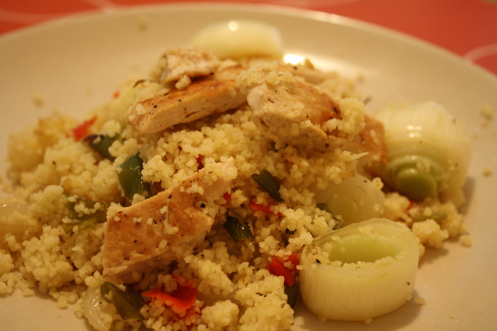 Pollo con Verduras y Couscous (cuscús) | Experto Vida Sana