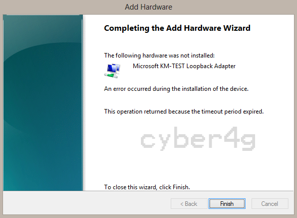 Cara Install Microsoft Loopback Adapter Pada Windows | Cyber4G Blog