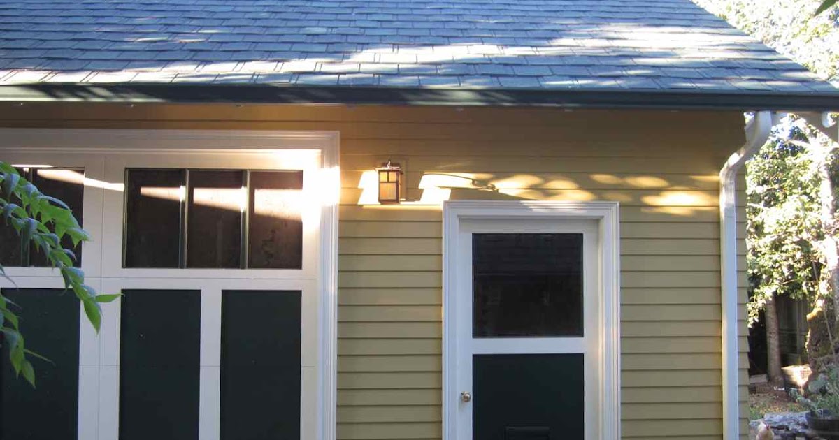 Laurelhurst Craftsman Bungalow: Garage Guttered