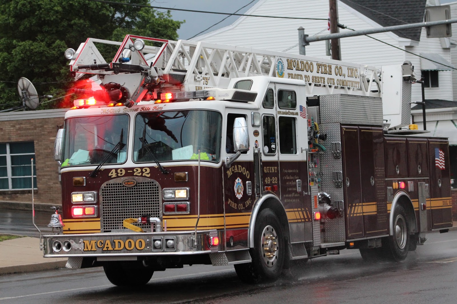 Friendship Fire Company Kicks Off Block Party with Fire Truck Parade