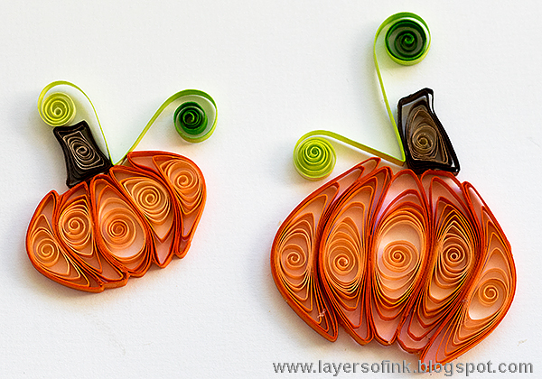 Layers of ink: Autumn Quilling Tutorial