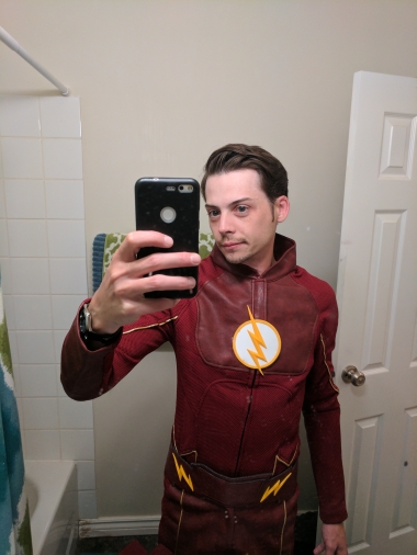 Custom Made Cosmanles Costumes: Barry Allen Cosplay Show