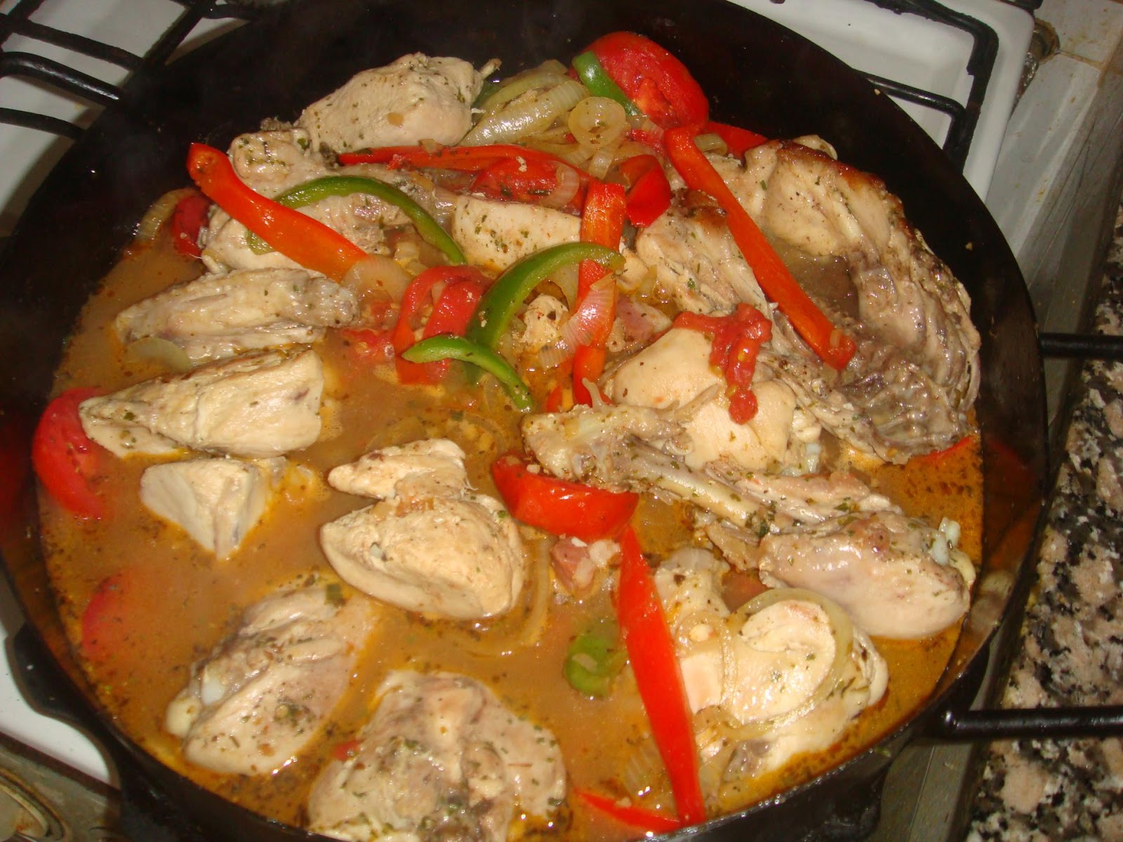 RECETAS Y ALGO MAS: POLLO AL DISCO CON CREMA Y CHAMPIGNONES