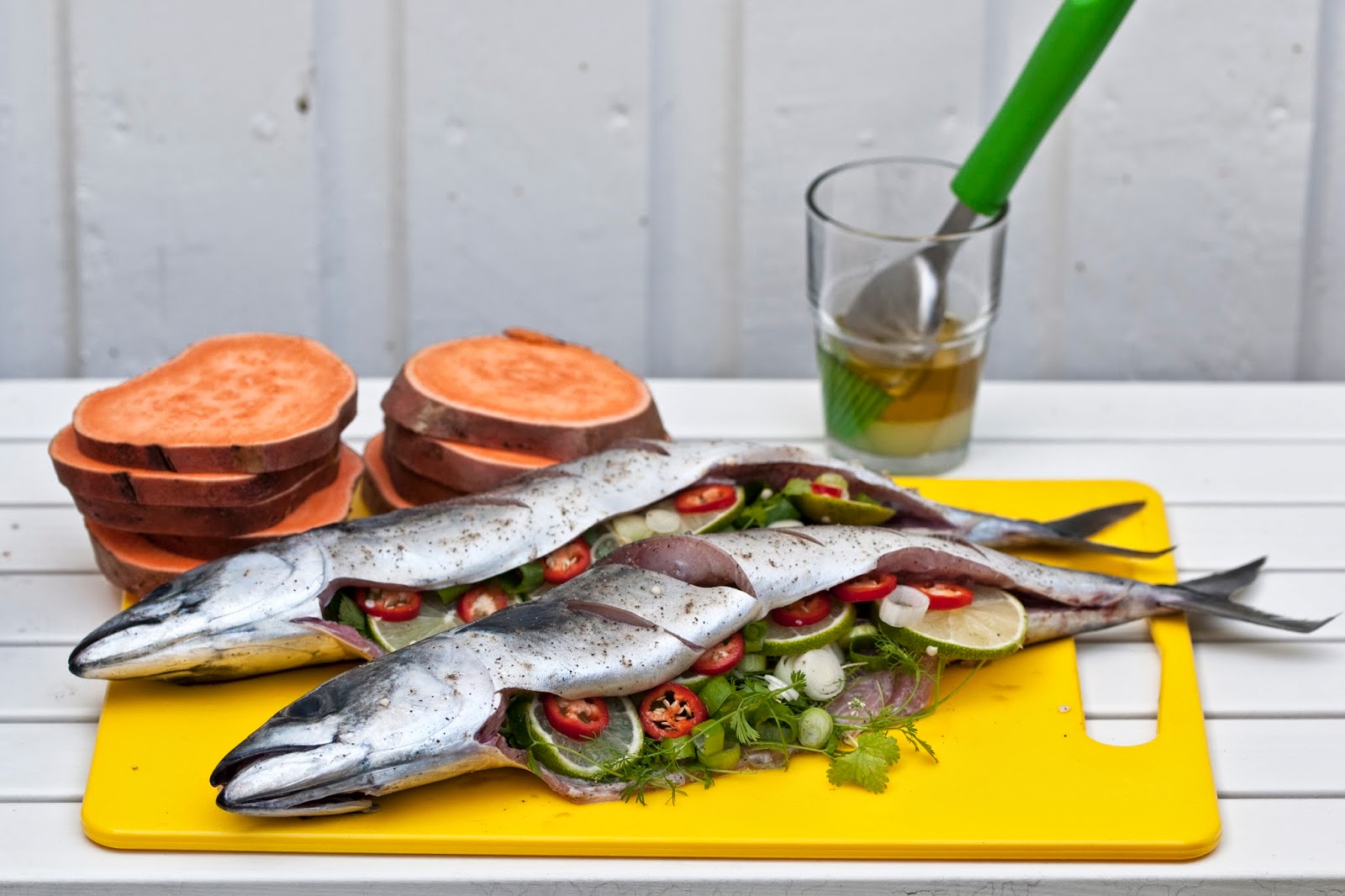 Remsans bistro: Grillad hel fisk