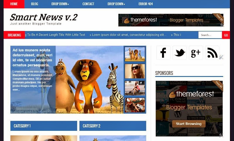 Smart News V2 Blogger Template | Nulled Clone Script