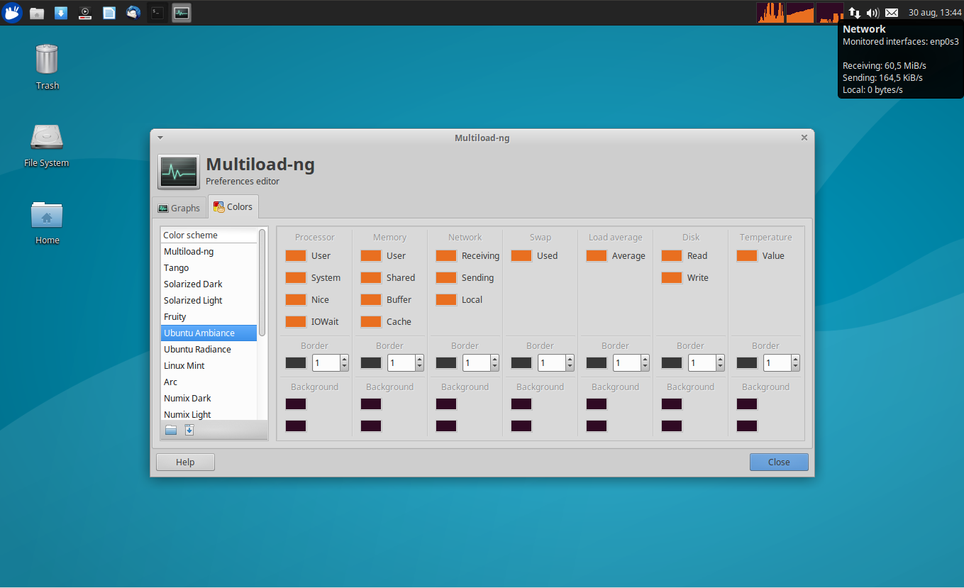 Multiload-ng 1.2.0 Released With Color Schemes Support, More ~ Web Upd8 ...
