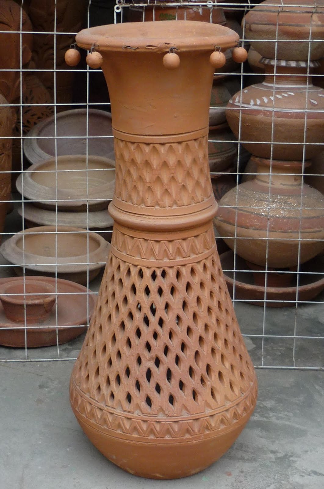 Mud Net Vase ~ Handmade Accessories