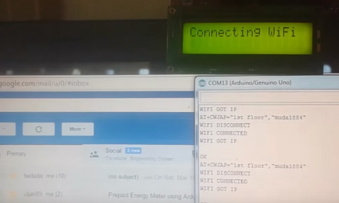 Sending Email Using Arduino And Esp8266 Wifi Module Internet Of Things