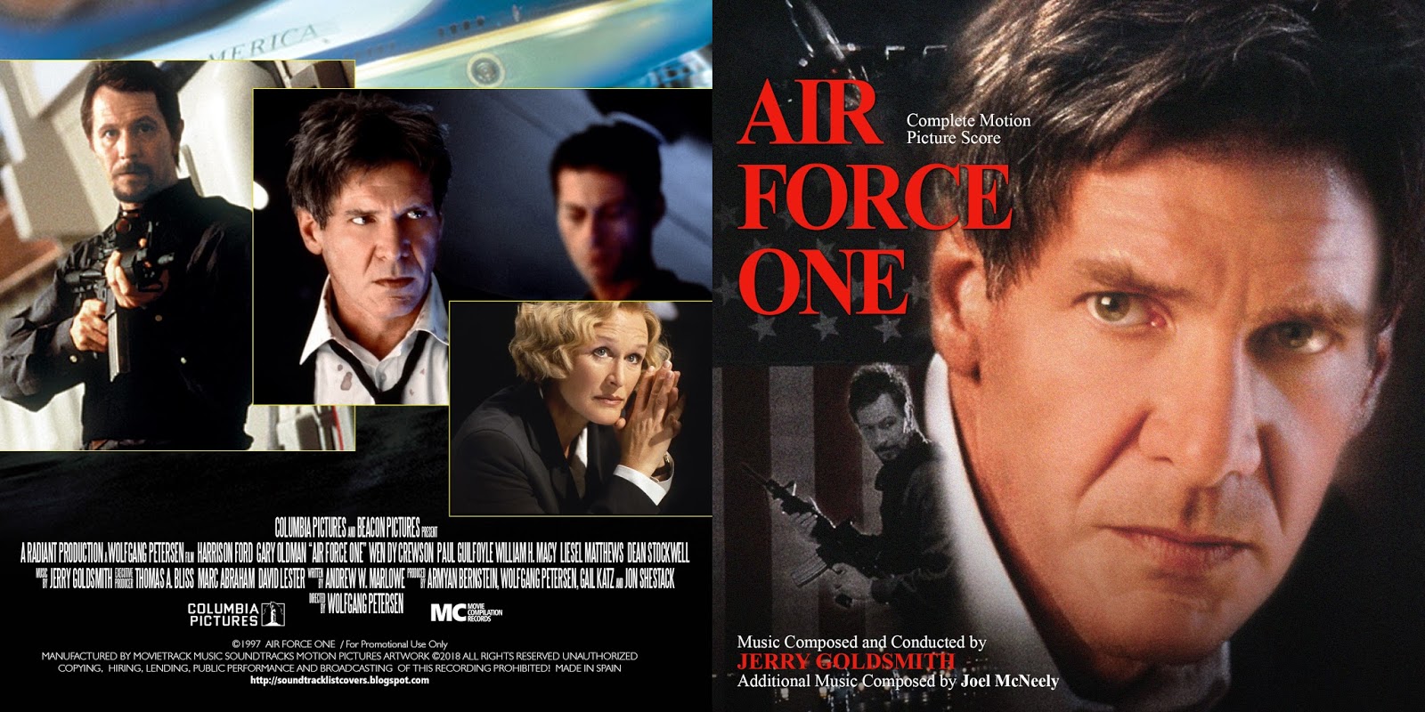 Soundtrack List Covers: Air Force One Complete Score (Jerry Goldsmith ...