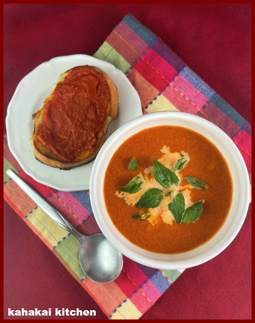 Kahakai Kitchen: Creamy Tomato Soup & Toast with Tomato Butter for ...