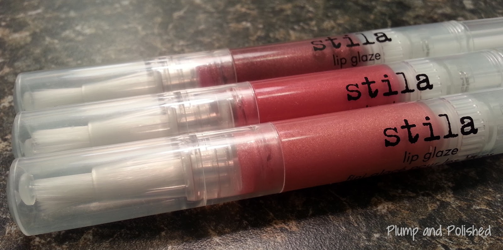 Plump and Polished: Stila Lip Glaze Trio - Foliage