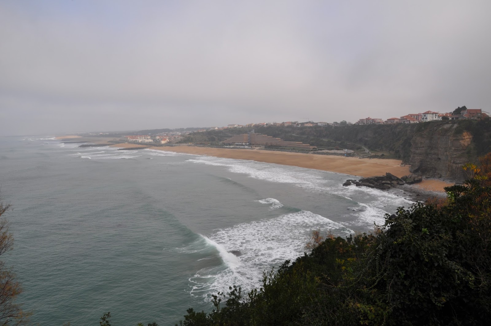 Anglet, le littoral de la Barre à Biarritz.
