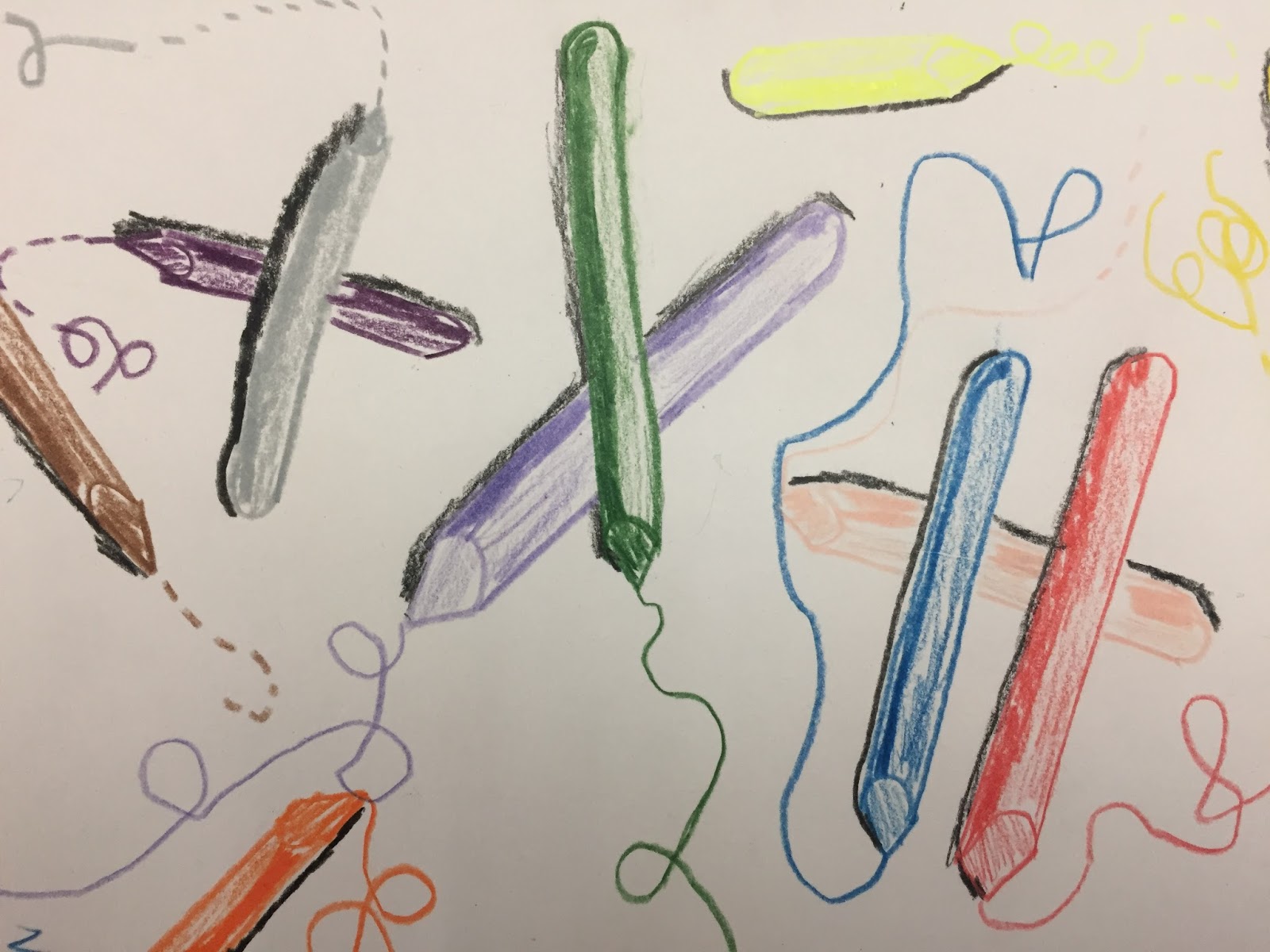 Mrs. O'Connell's Art Room: Crayon Still Life