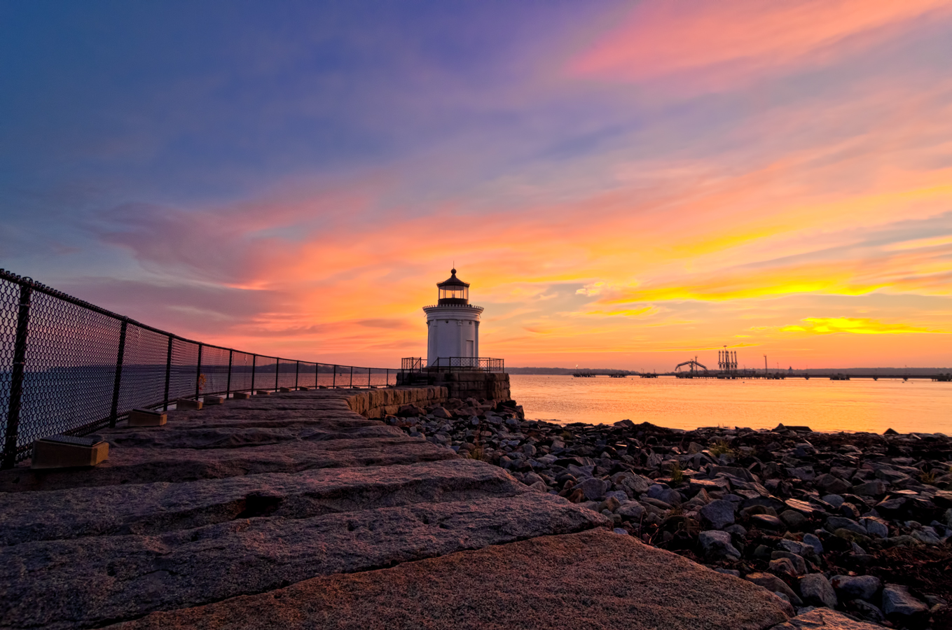 photo quest: Sunrise at Bug Light