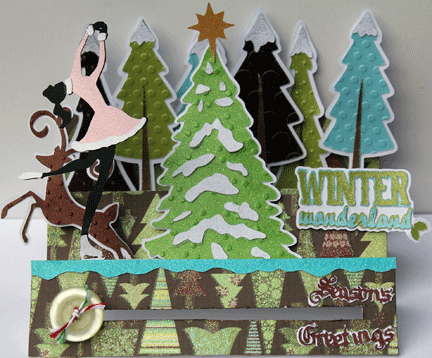 A Mermaids Crafts: Ice Skater Card Tutorial