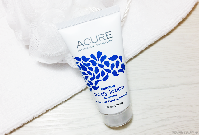 REVIEW: ACURE Organics Body Lotion - Prairie Beauty