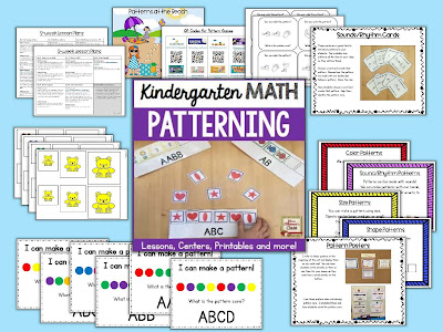 Patterning in Kindergarten | Mrs. Albanese's Kindergarten Class