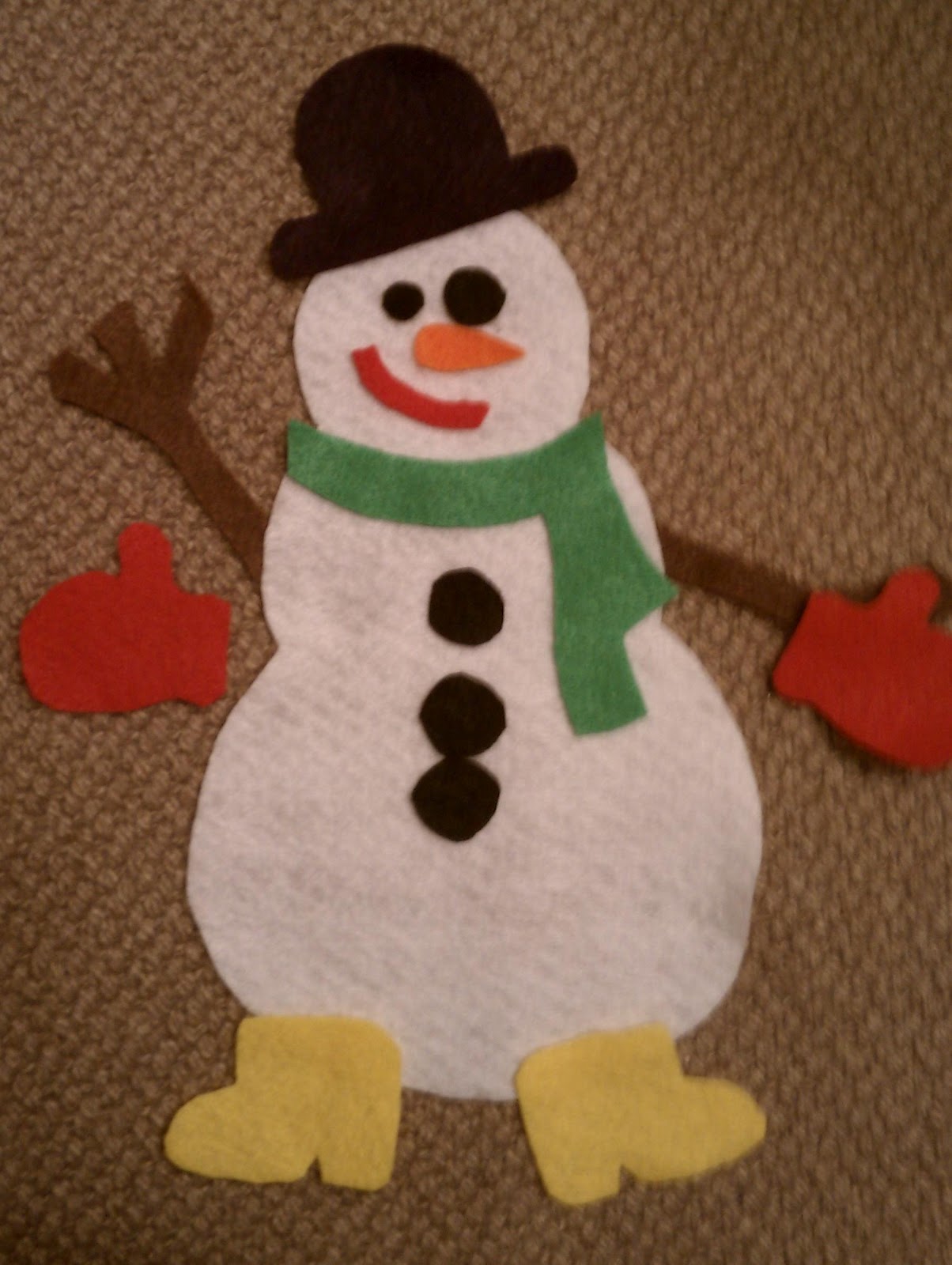 Welcome To Storytime Hey Mr Snowman Flannel Rhyme