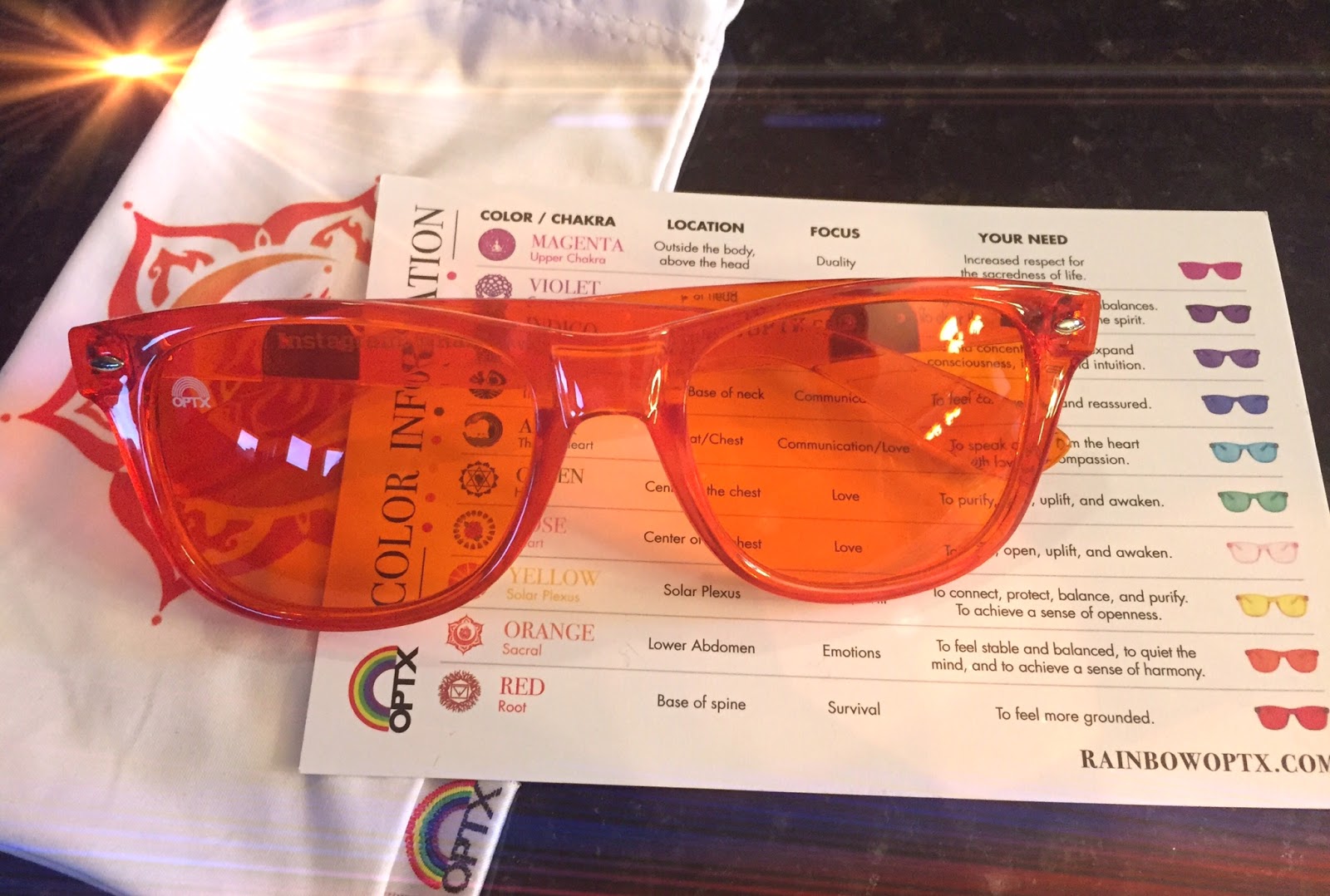 Color is Life! My Experience with Rainbow OPTX Chromotherapy Glasses