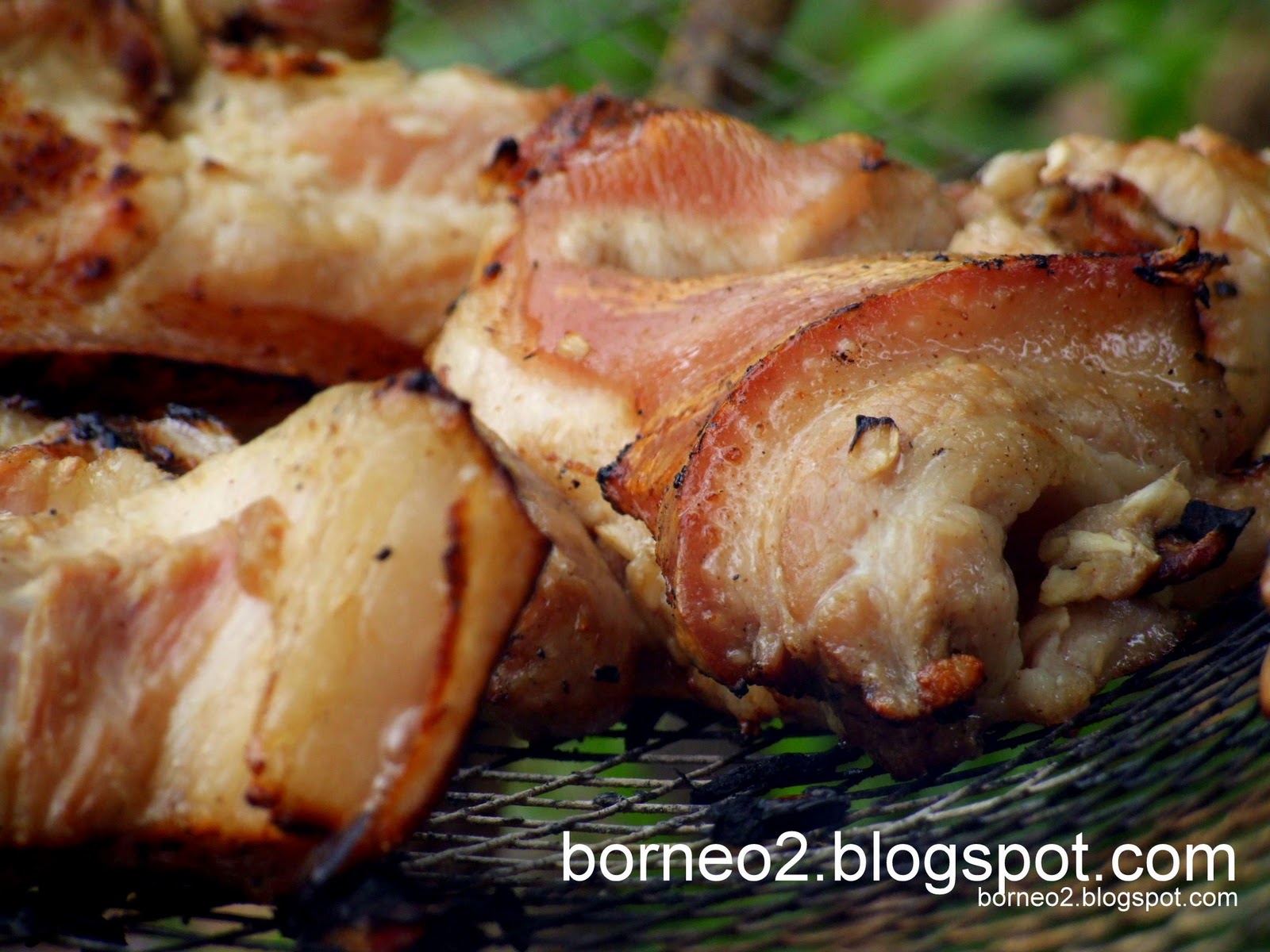 Borneo Island, Awaken To A Different World: Barbecued Pork Meat
