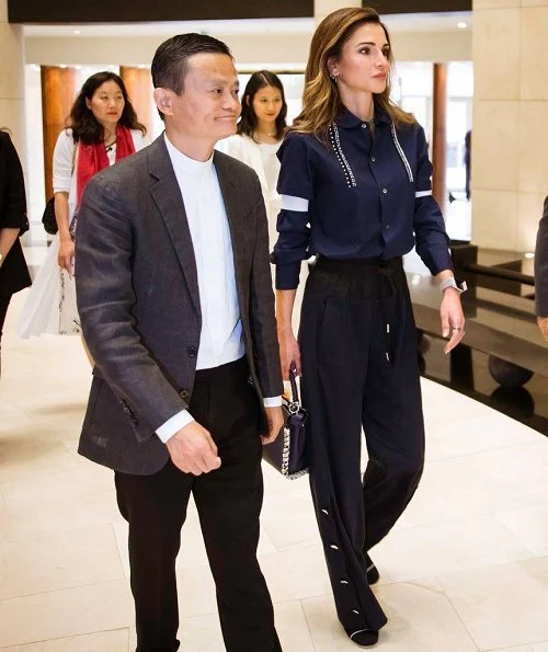 Queen Rania visited the King Hussein Business Park