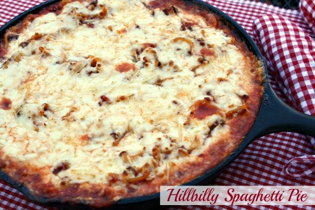 Mommy's Kitchen : Hillbilly Spaghetti Pie {One Dish Wonder}
