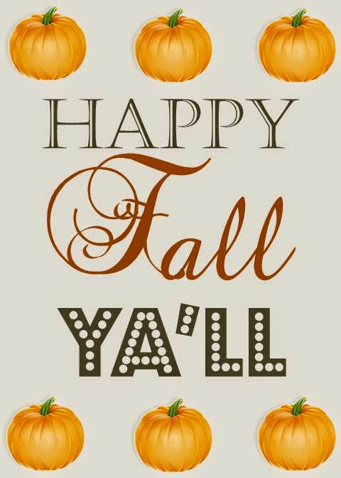 Grits & Giggles: Happy Fall Ya'll Printable