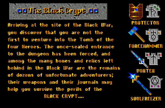 The CRPG Addict: Game 313: Black Crypt (1992)