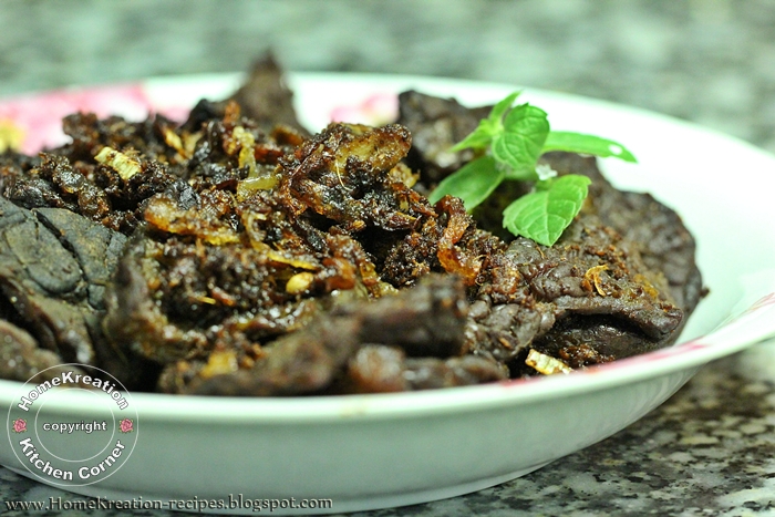 HomeKreation - Kitchen Corner: Hati Buya (Peparu Goreng Berempah)