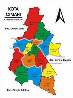 Peta kota Cimahi Lengkap | GAMBAR PETA LENGKAP|FOTO KOTA|JALAN