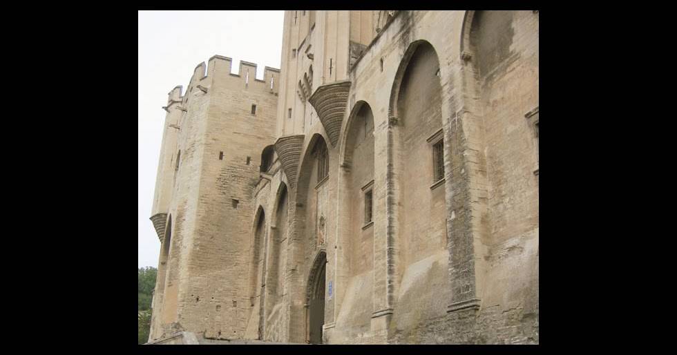 Arte e historia.: Arquitectura de la Edad Media- Palacio Papal 2