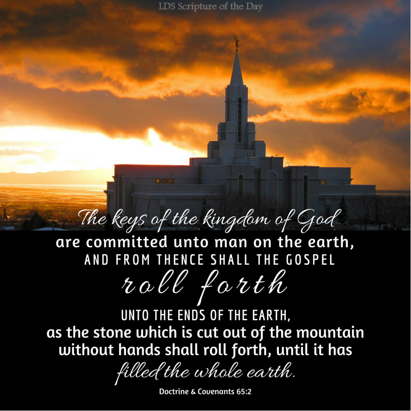 LDS Scripture of the Day: Doctrine & Covenants 65:2