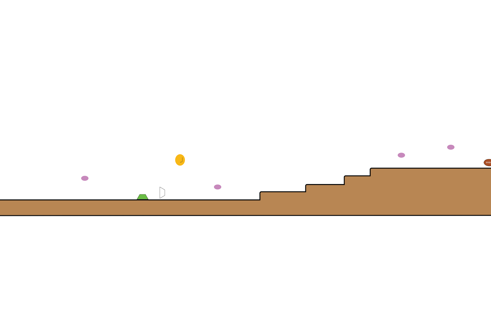Art of Michael Volpa: Map Breakdown of Super Mario World, Level 1-1