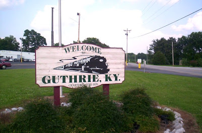 GUTHRIE-KENTUCKY-PHOTOS-PICTURES-AMERICA: GUTHRIE-KENTUCKY WELCOME SIGN