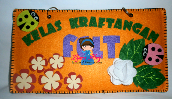 Menjual Hasil Kraftangan dari Felt 100% handmade: Felt sign board ...