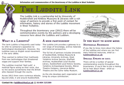 Luddite Bicentenary: Luddite commemorations: West Yorkshire's 'Luddite ...