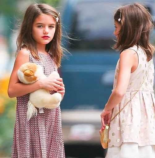 Suri Cruise Fashion Blog: July 2015: Suri with a friend