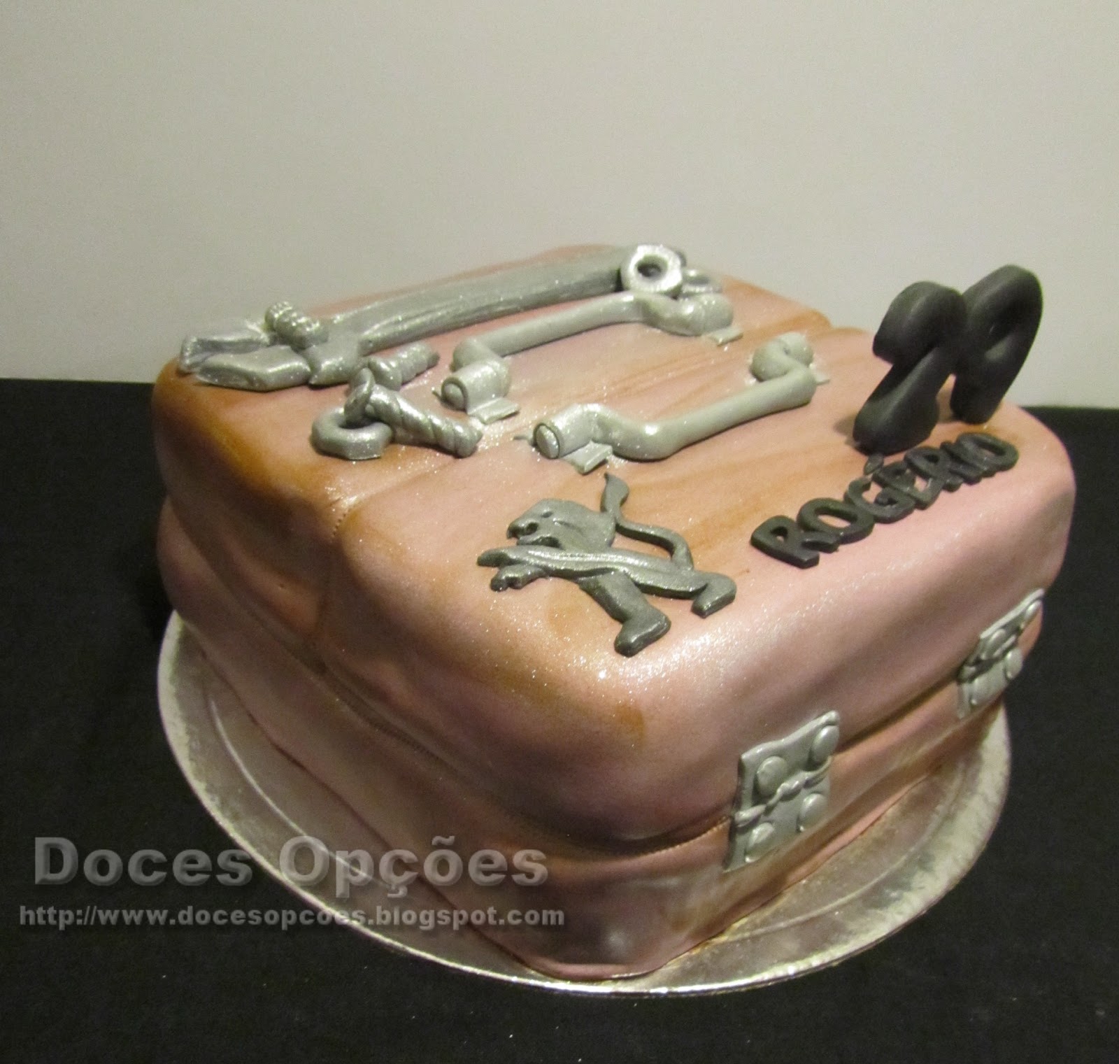 Doces Opções: Bolo de aniversário mecânico