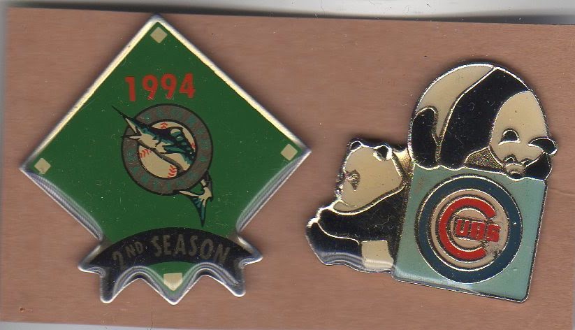 baseball pin collection display collecting : MLB baseball pins: Marlins ...