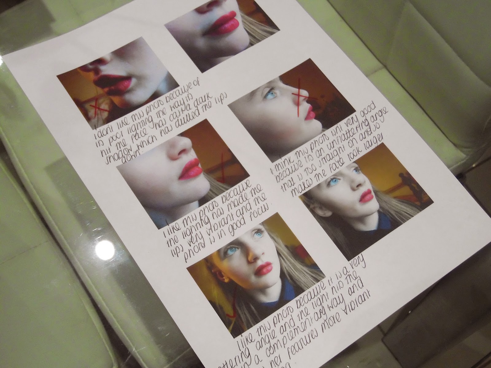 GCSE Graphics Unit 2: Contact Sheet