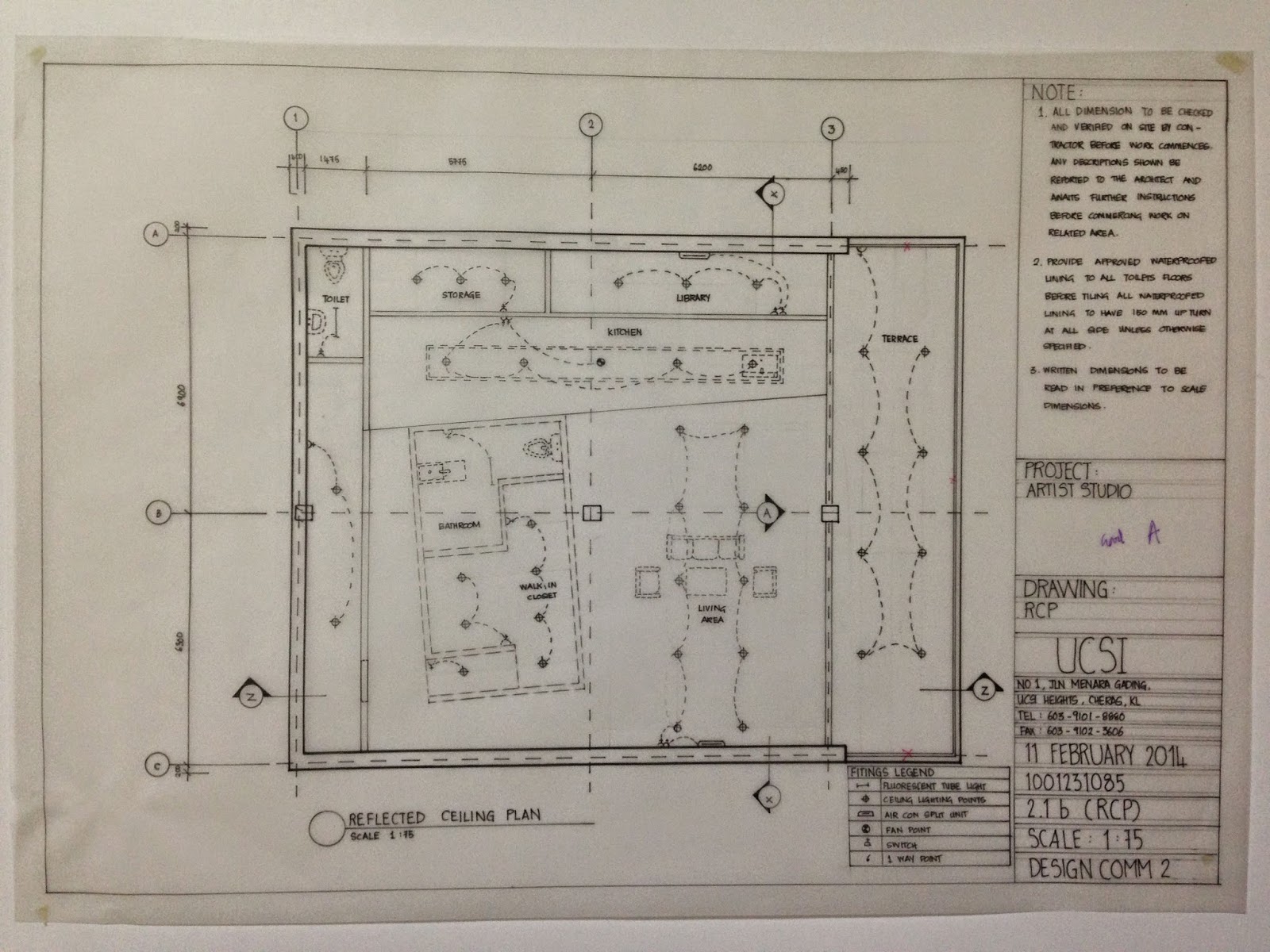 Life of a Design Student! :D: ORTHOGRAPHIC PROJECTION AND PARALINE ...