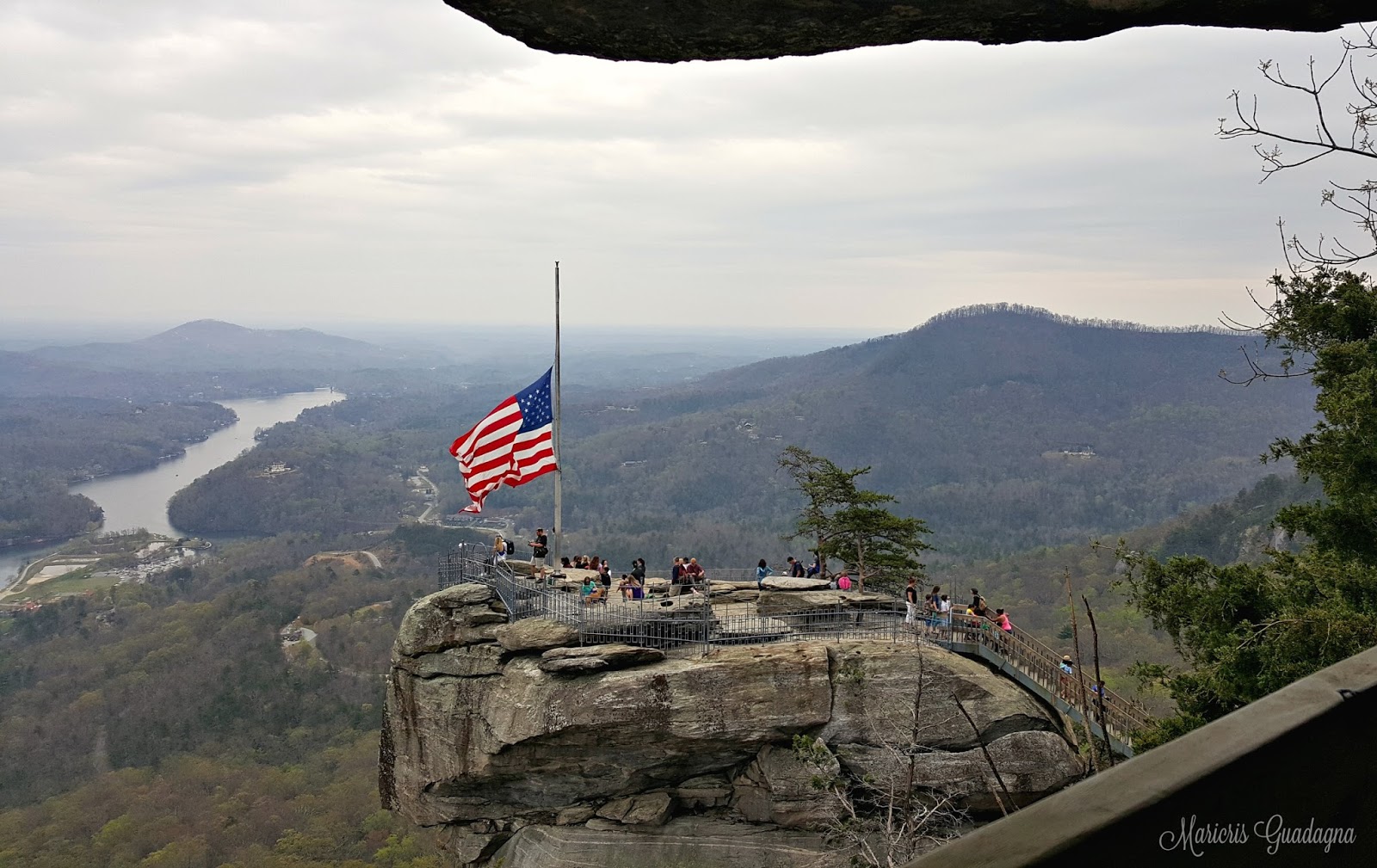 Zensible Mama: A Breathtaking Climb On Top of Chimney Rock NC