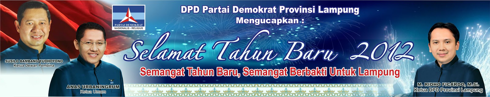 Afrora Desain: Spanduk Tahun Baru Demokrat Afrora Desain: Spanduk Tahun Baru Demokrat