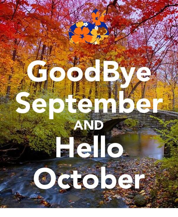Welcome to My World: It's October Already!!!!!!!!!!!!!!!!!!