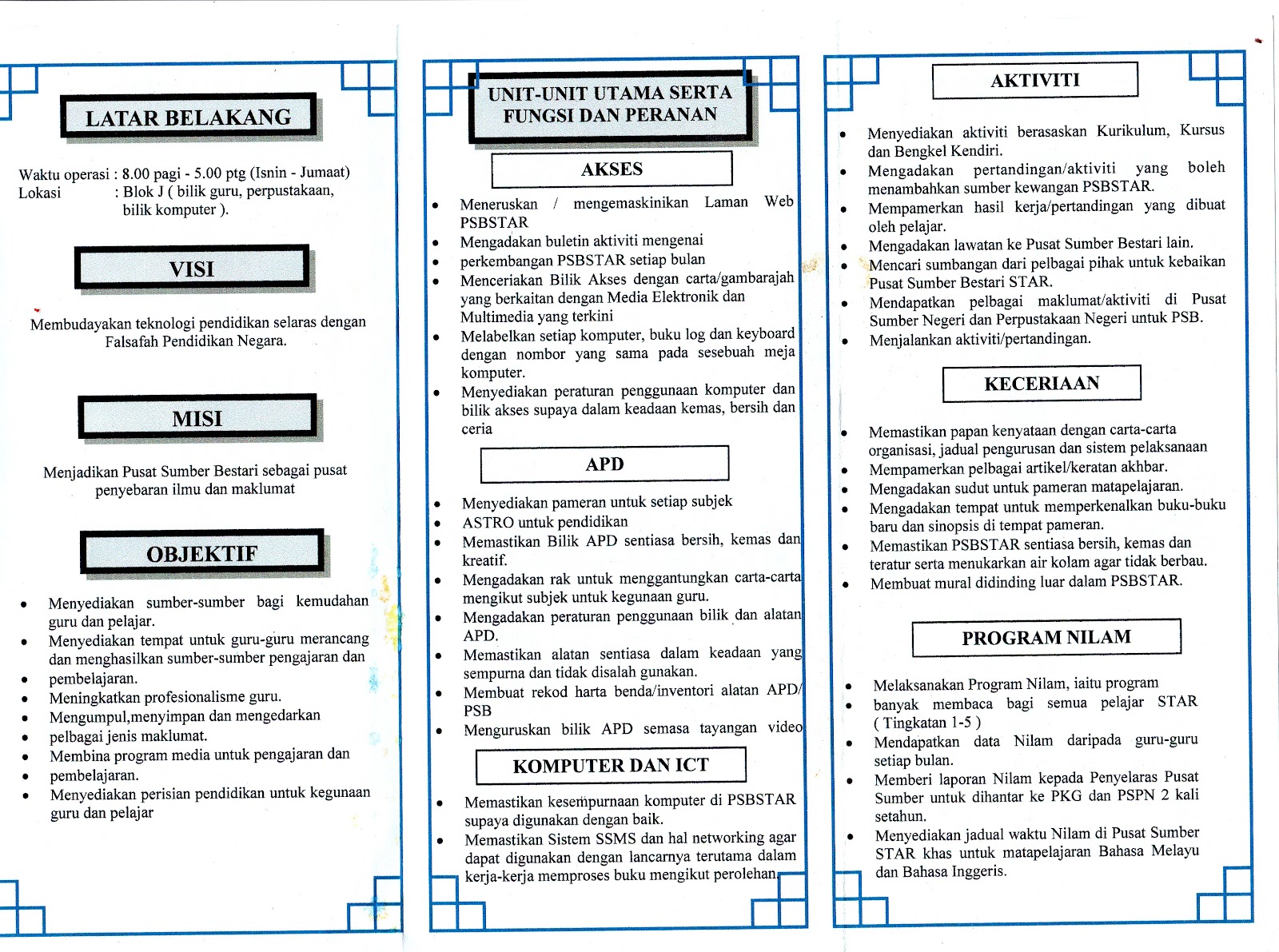 PPSB SmartLib (STAR Ipoh): PPSB Brochures