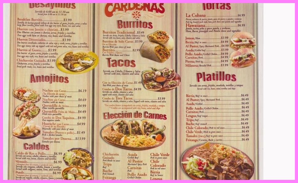 16 Cardenas Kitchen Menu - LNJE SHANA BROWNING'S BLOG